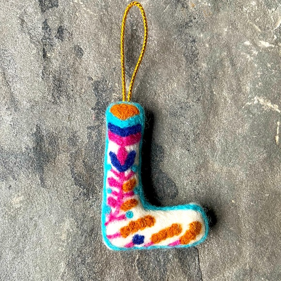 Anthropologie | Holiday | Felt Letter Ornament | Poshmark